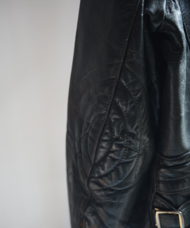1940~50s German army motorcycle leather jacket 1940~50s German army motorcycle leather jacket