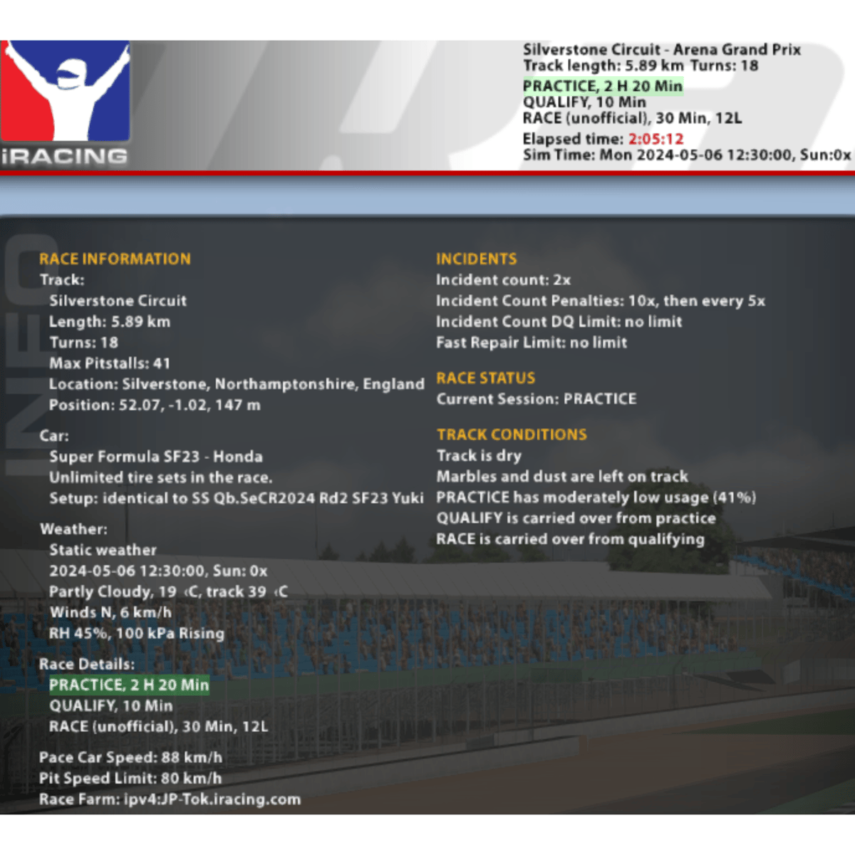 SeCR SF23 2024 Rd.2 Silverstone update | NIX Ra...