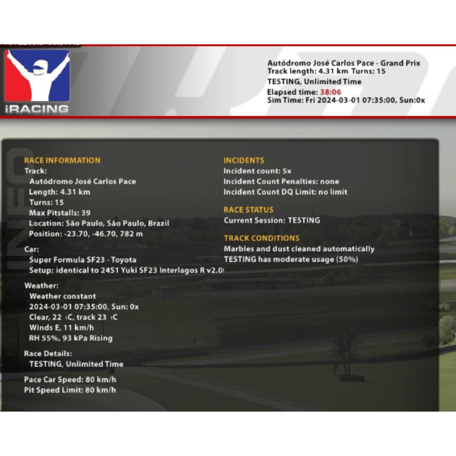 iRacing 2024S1 SF23 Week2 Interlagos update | N...