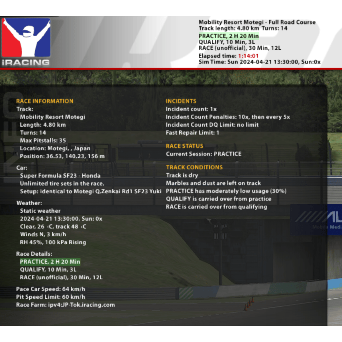 SeCR SF23 2024 Rd.1 Motegi | NIX Racing STORE