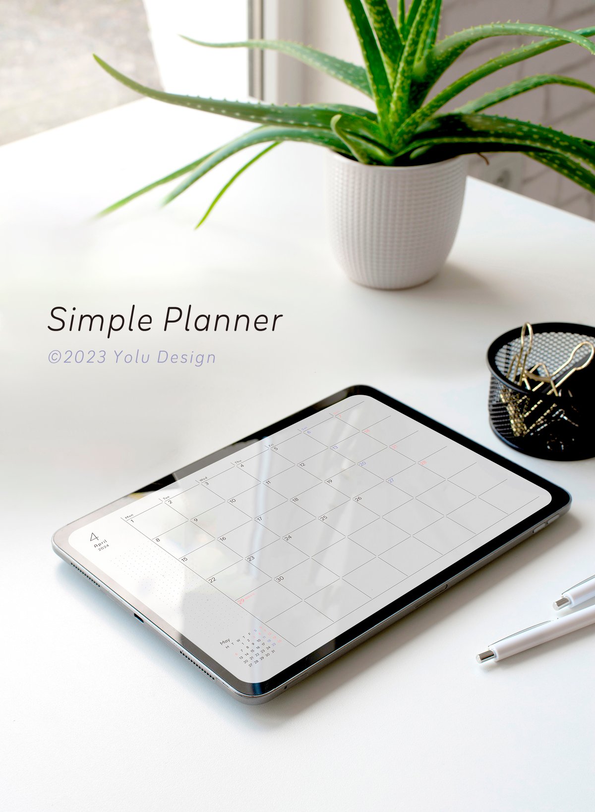 【フリー版】Simple Planner 2024 | Yolu design