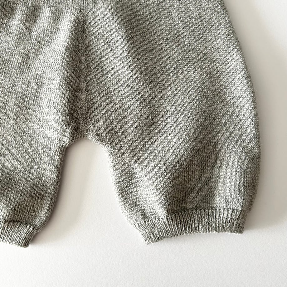 Humming bird ゆるふわ ウール・シルク腹巻パンツ グレー | midinette