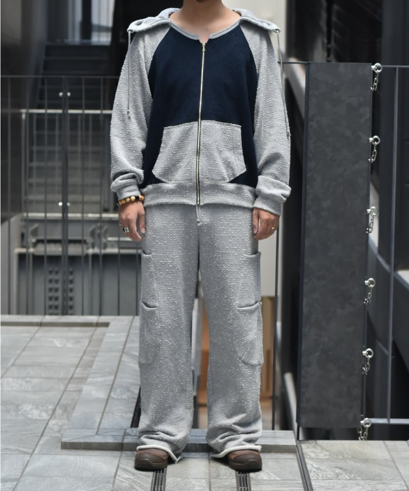 RANDY 24AW Dish out スウェットワイドカーゴパンツ RANDY 24AW Dish out スウェットワイドカーゴパンツ