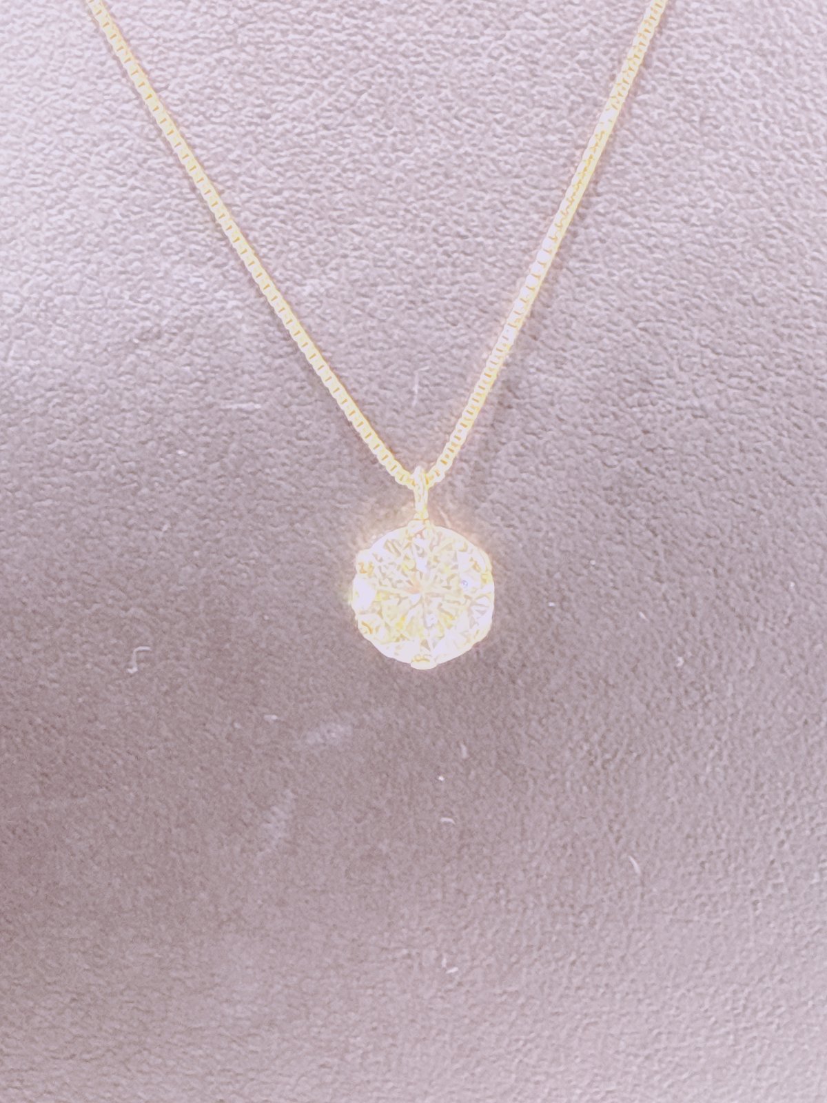 JJFT 30753 K18YG D1.0ct ネックレス スライダー式 | Naotto's...