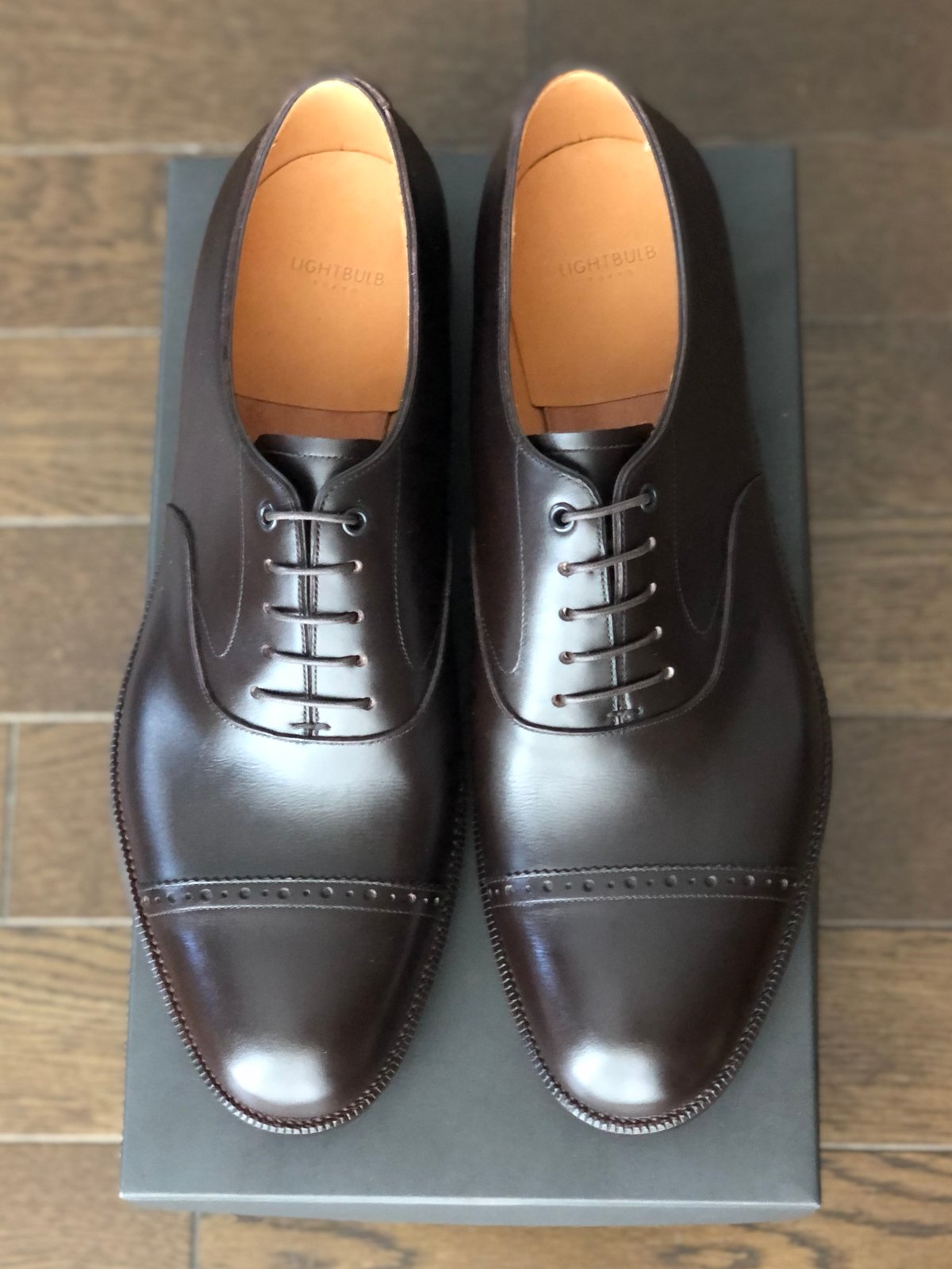 Punched Cap Toe Oxford by Direct Goodyear | LIG...