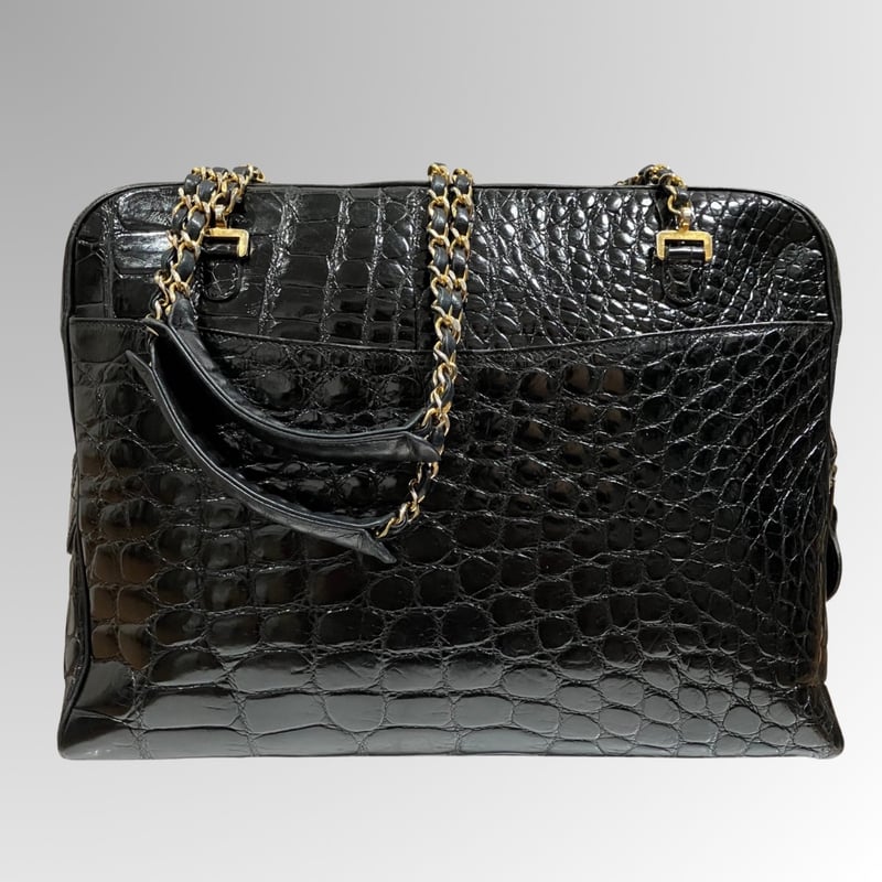 CHANEL/シャネル/ヴィンテージ/クロコダイル/ココマーク CHANEL/シャネル/ヴィンテージ/クロコダイル/ココマーク
