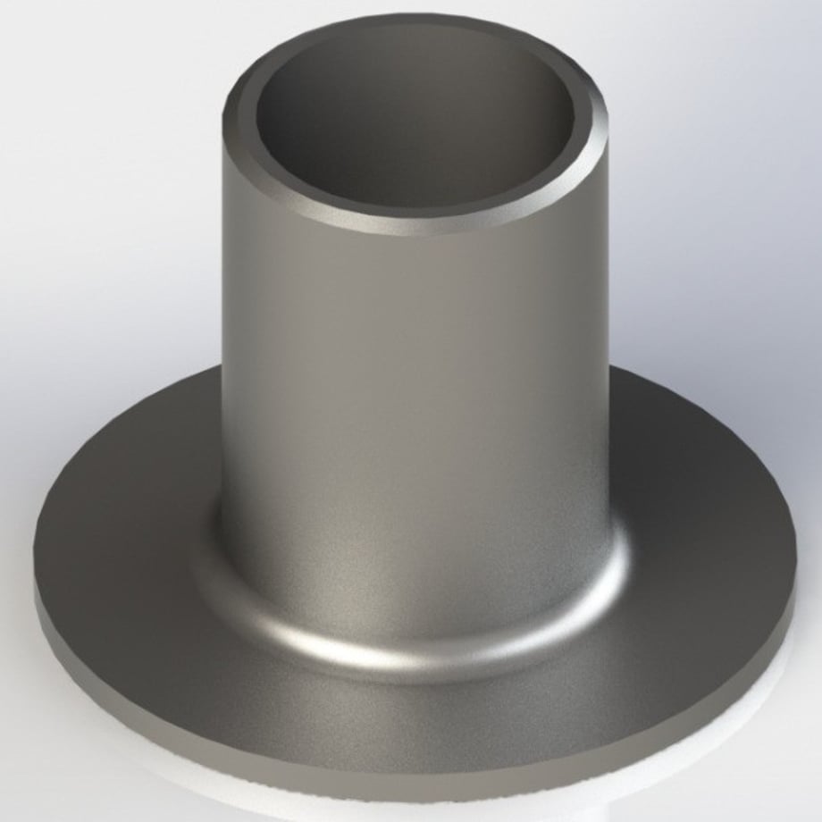 【スタブエンド（ラップジョイント）JIS 10K LJ用《Sch20S》】CADデータ / 3...