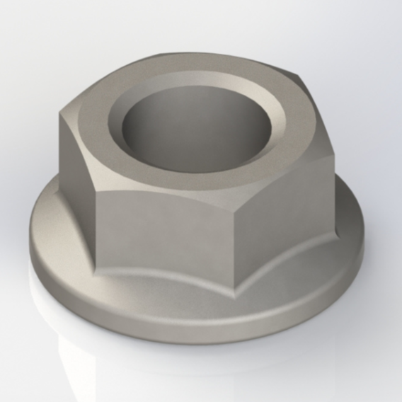 【ナット（ねじ山＆簡略図示）】CADデータ / 3D / X_T | グラント