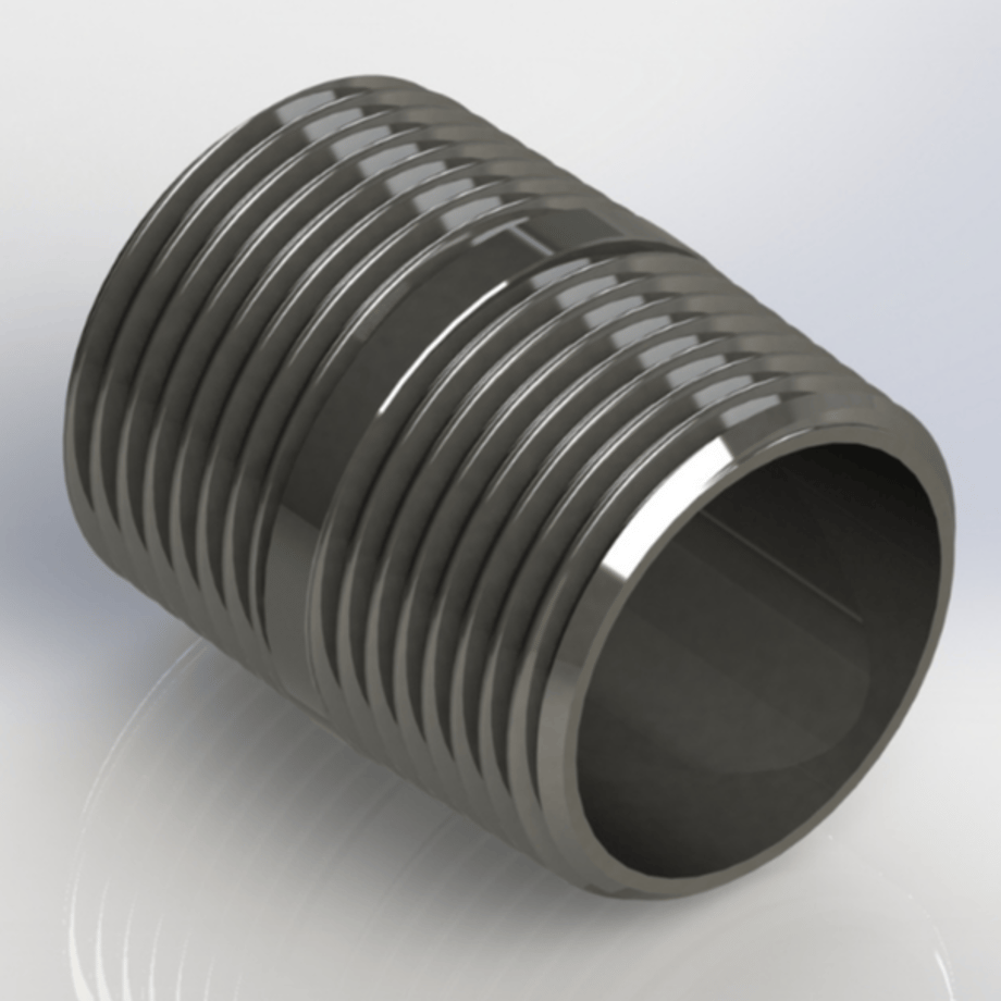 【バレルニップル（短ニップル）】CADデータ / 3D / X_T | グラント