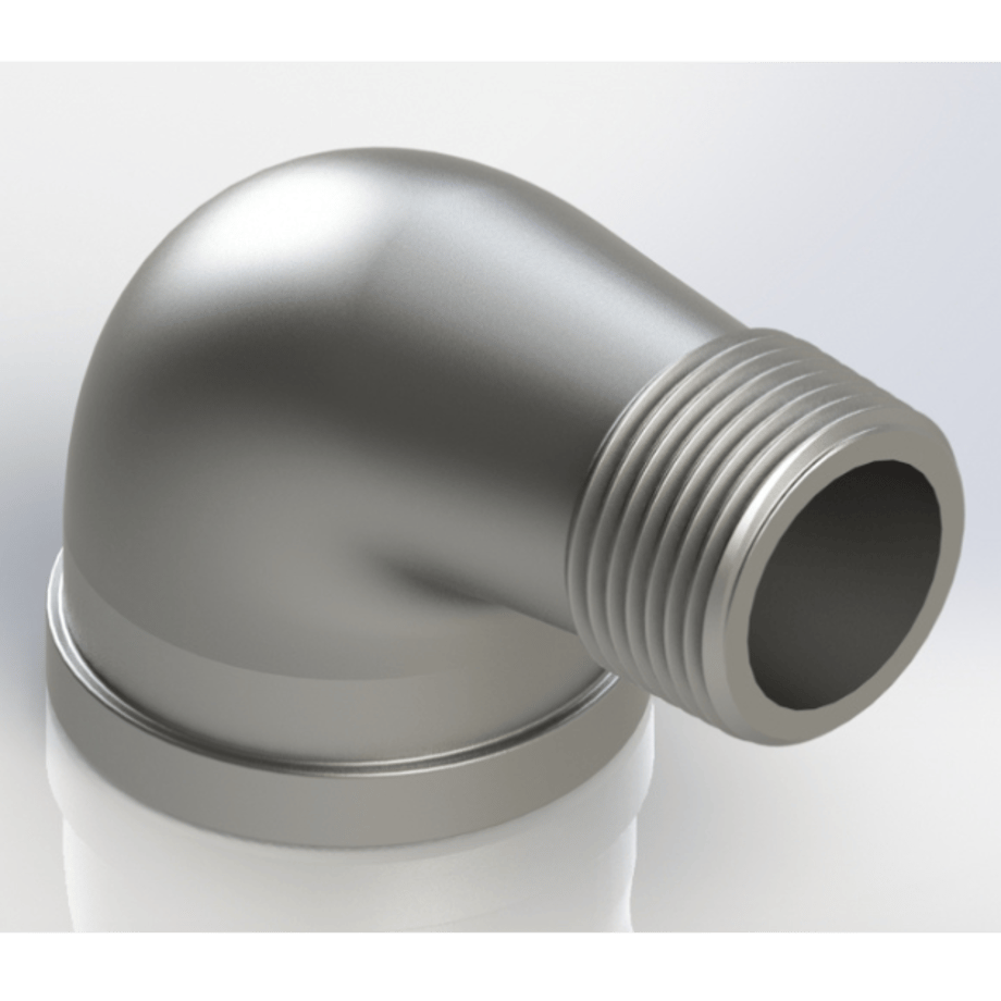 【異径おすめすエルボ（ストリートエルボ）】CADデータ / 3D / STEP | グラント