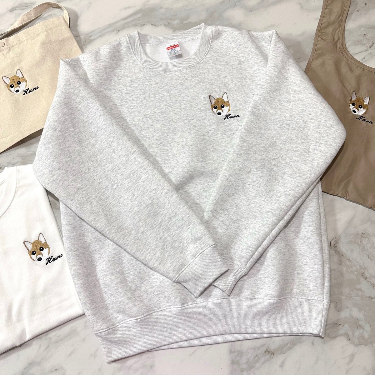 HARUちゃん刺繍スウェット | HARU store HARUちゃん刺繍スウェット | HARU store