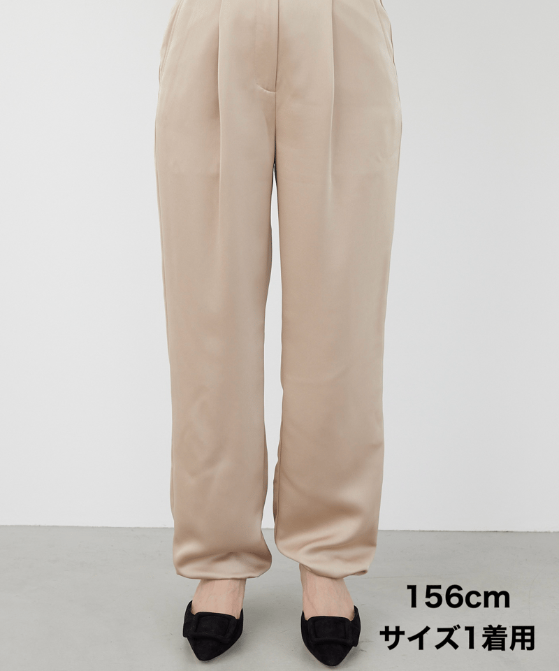 Satin Jogger Pants 【Black/ Size1】 | CLORE+ Satin Jogger Pants 【Black/ Size1】 | CLORE+