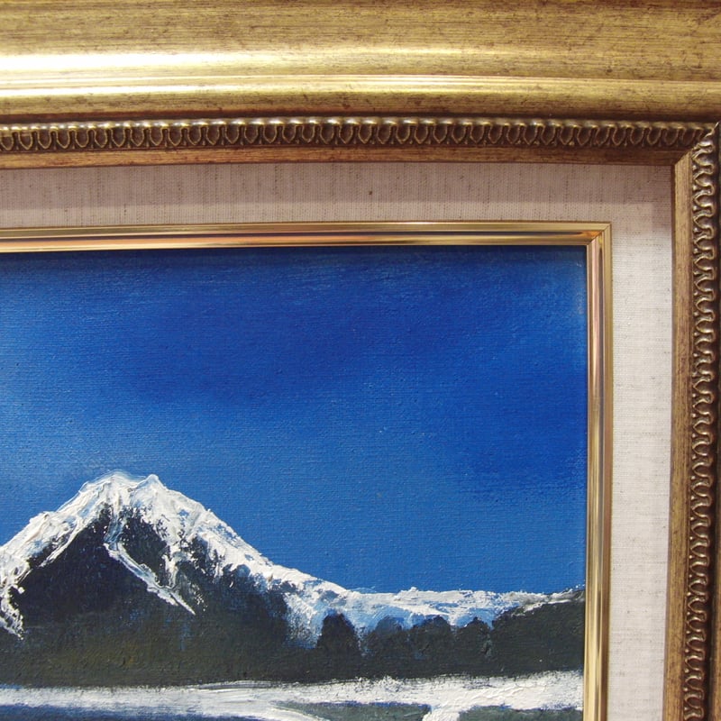 ≪国美協≫多田晴義、『北海道 羊蹄山』、油彩画、F6号:40,9×31 ≪国美協≫多田晴義、『北海道 羊蹄山』、油彩画、F6号:40,9×31