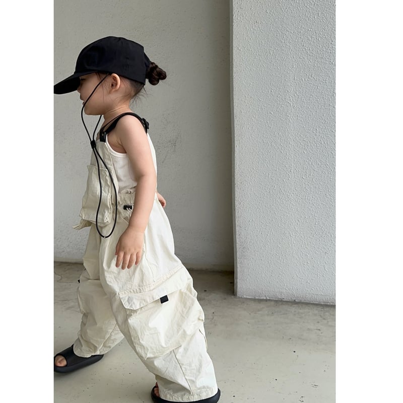 nylon cargo salopette | lilf baby&kids nylon cargo salopette | lilf baby&kids