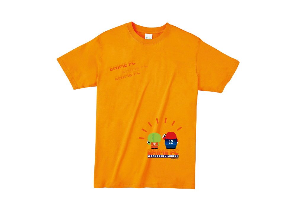愛媛FC×ガチャピン・ムック|Tシャツ | ガチャピン・ムック 愛媛FC×ガチャピン・ムック|Tシャツ | ガチャピン・ムック