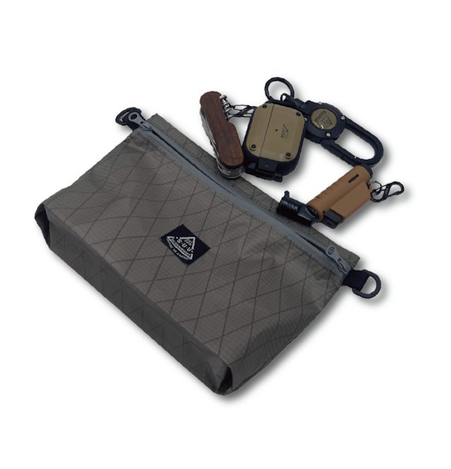 【SuuDesignWorks】 Basic Pouch(Brindle) X-PAC ス...