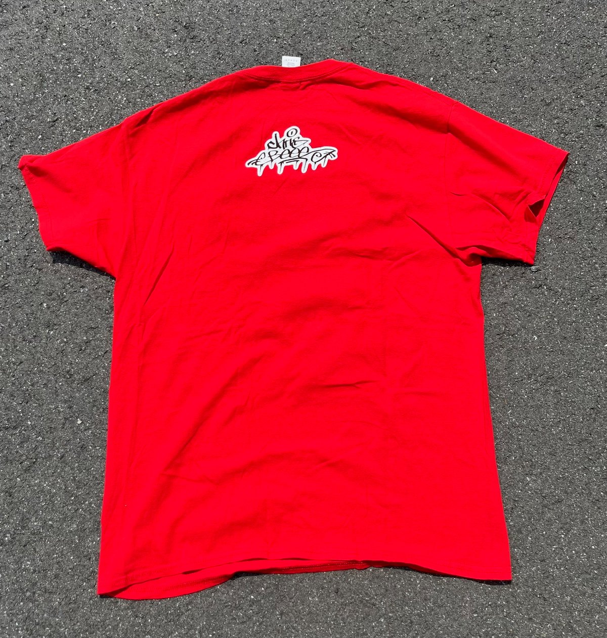 REVOLT (CHRIS BEE) T-SHIRTS RED L size ( USED )...