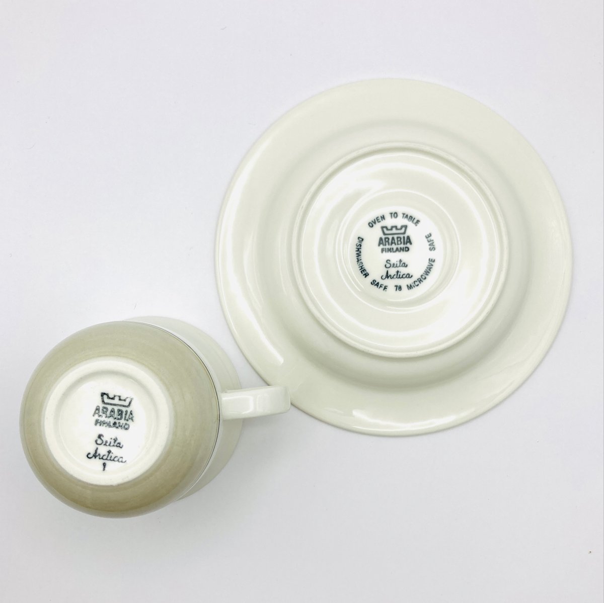 ARABIA | Seita Arctika cup&saucer 02 | Beelepo ARABIA | Seita Arctika cup&saucer 02 | Beelepo