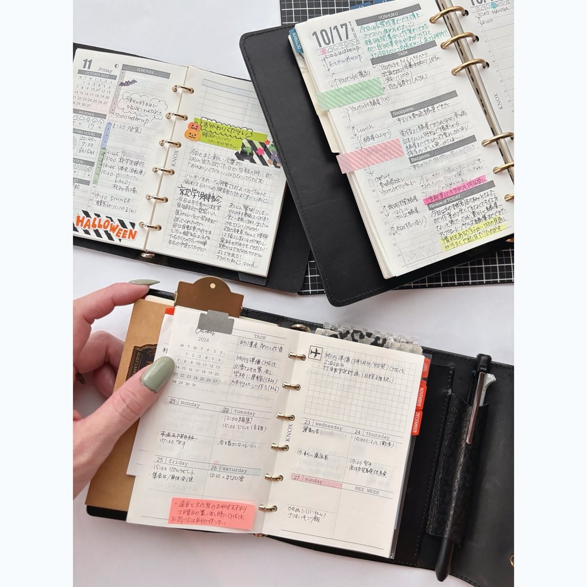 【A4印刷】M6/週間ブロック/2025.10-12 | with my Planner