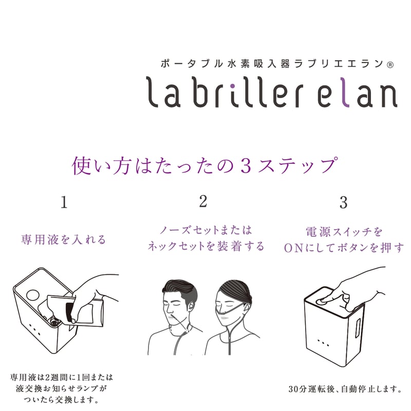 ポータブル水素吸入器「ラブリエエラン」 | スリーアップWebストア ポータブル水素吸入器「ラブリエエラン」 | スリーアップWebストア