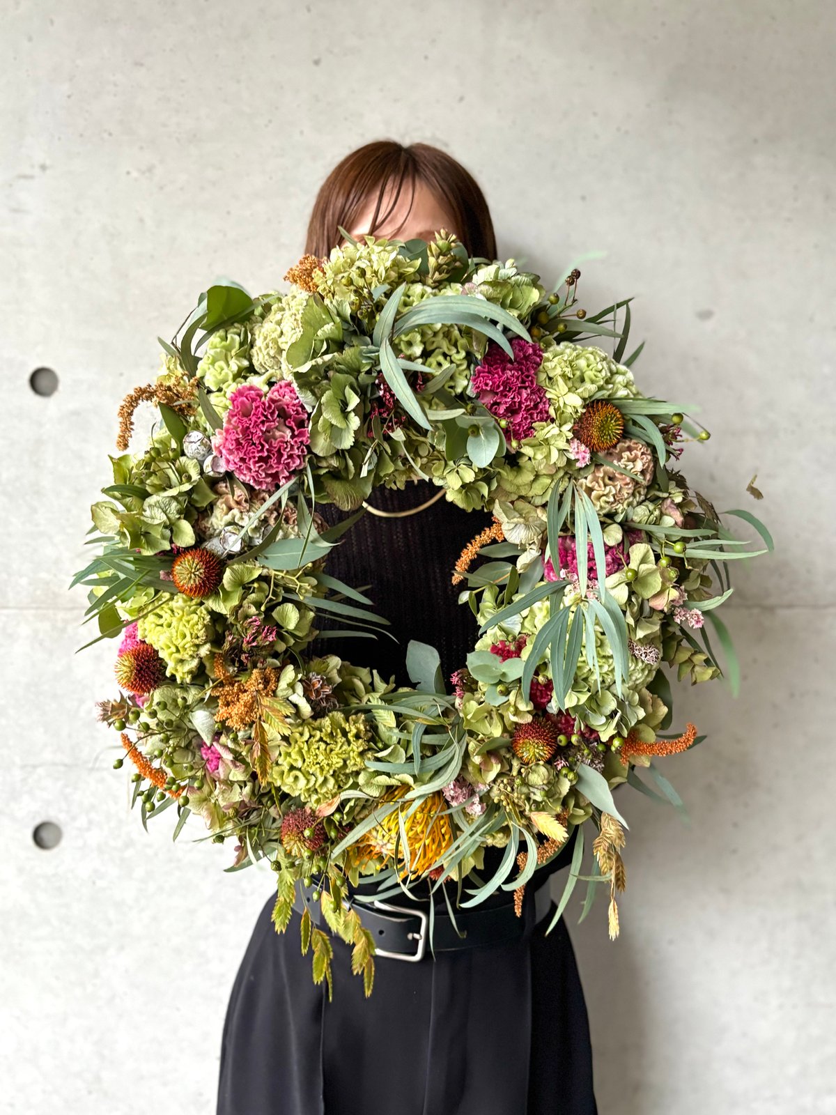 Reflower FRAGILE特大リース | studio FRAGILE