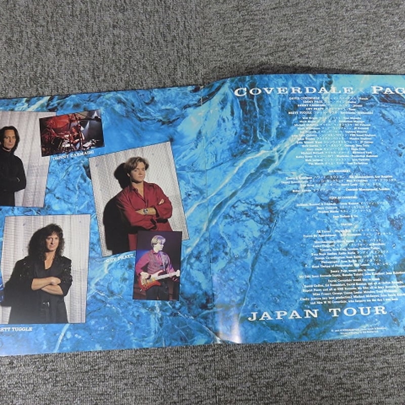 COVERDALEPAGE Japan Tour 1993 カバーデイルペイジ 日本ツアー COVERDALEPAGE Japan Tour 1993 カバーデイルペイジ 日本ツアー