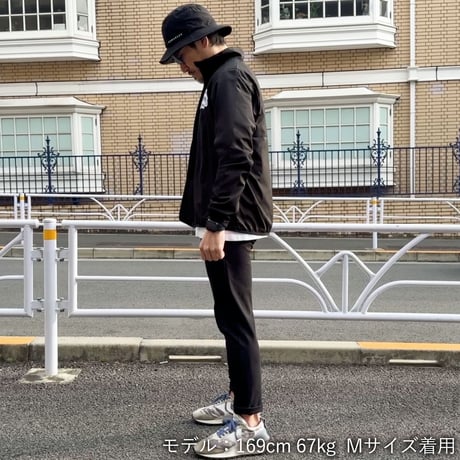 ナイロンジャケット＜I'm IMANAMI Class＞ブラック×ワッペン（ホワイト×黒文字）...