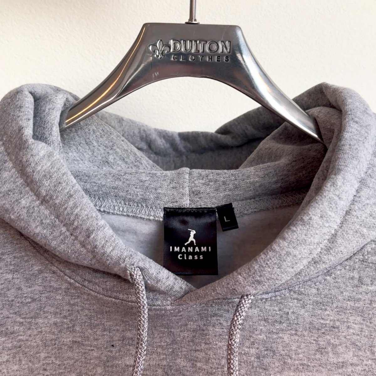 ＜IKIMASYO（いきましょう）パーカー＞グレー×黒文字（裏起毛） | IMANAMI Class