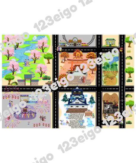Four Seasons in Japan - Directions Game | 123eigo