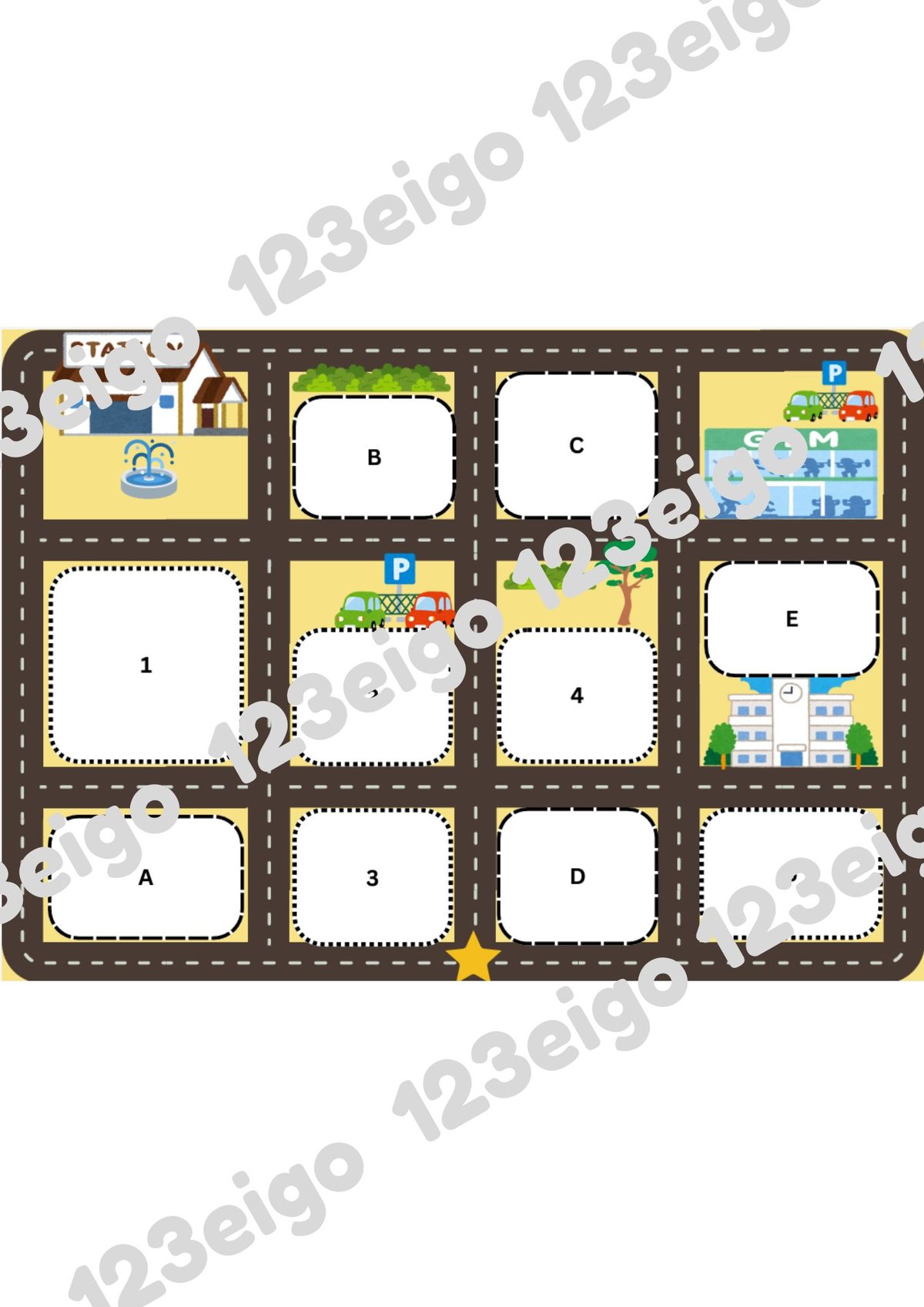 Make a Town Game | 123eigo