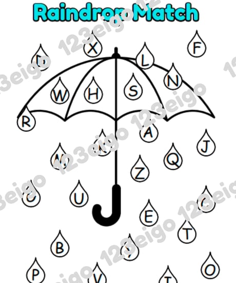 Raindrop Match | 123eigo