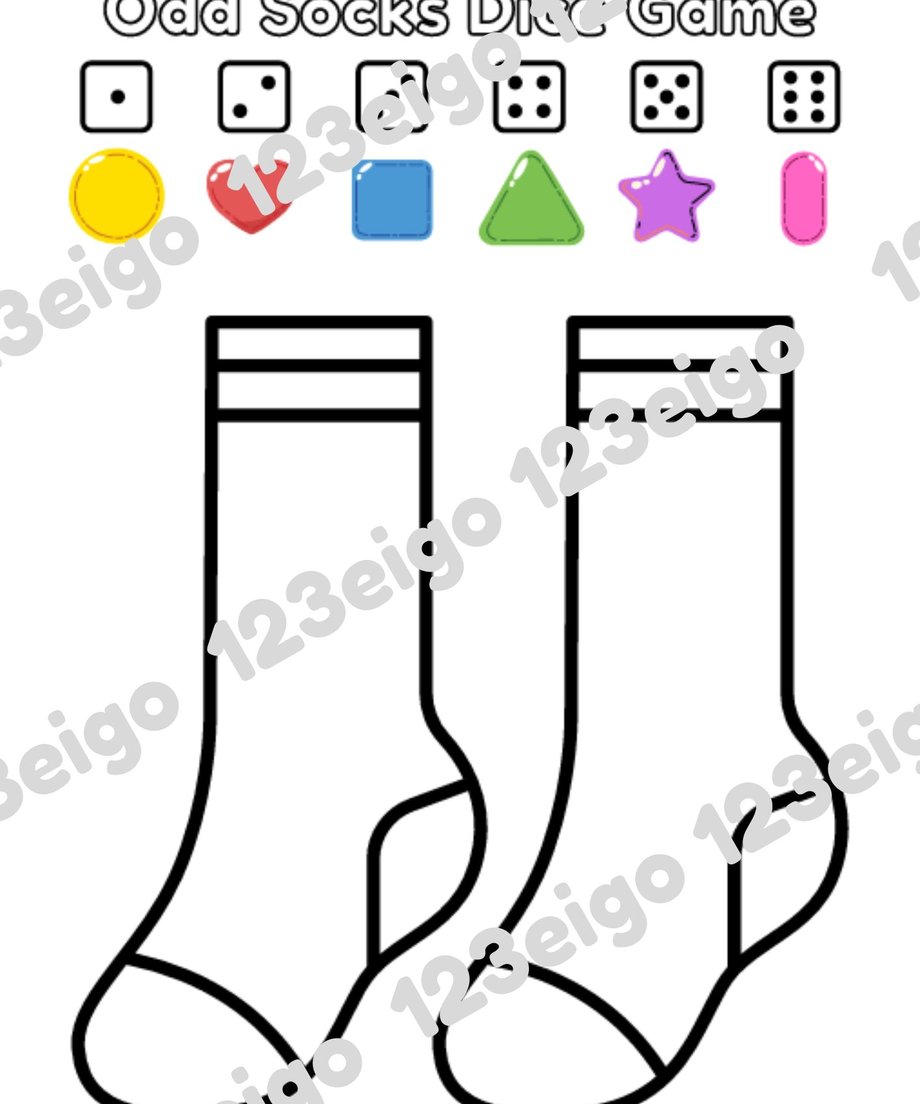 Odd Socks Dice Game | 123eigo