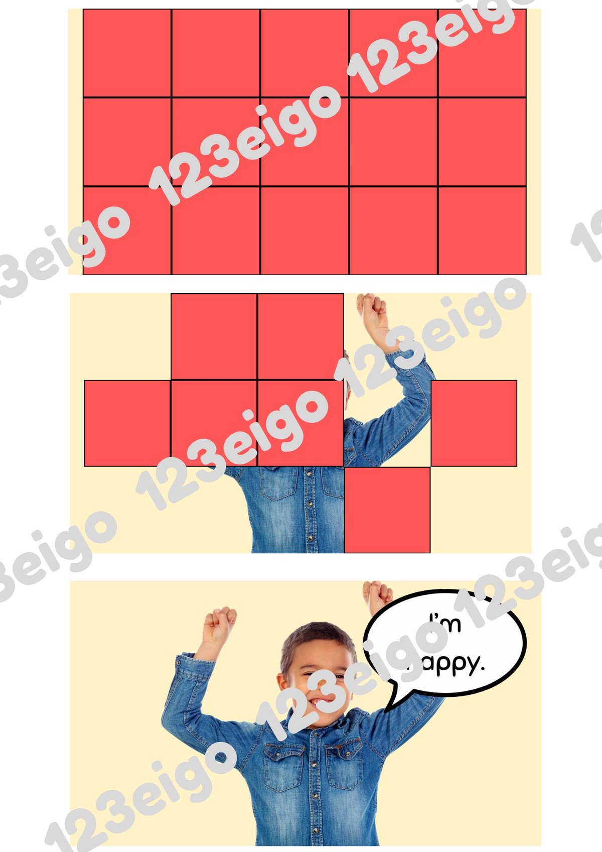 How are you? Mosaic Quiz | 123eigo