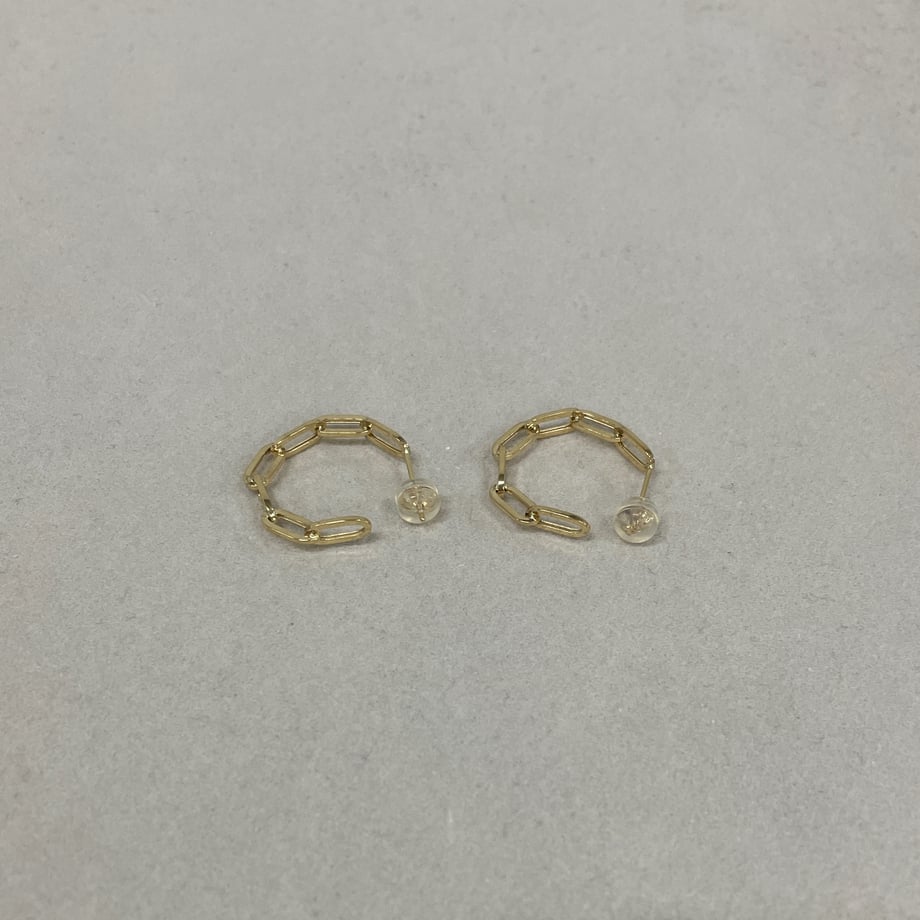 【9月末】K18シェーヌピアス（小） | Mal.