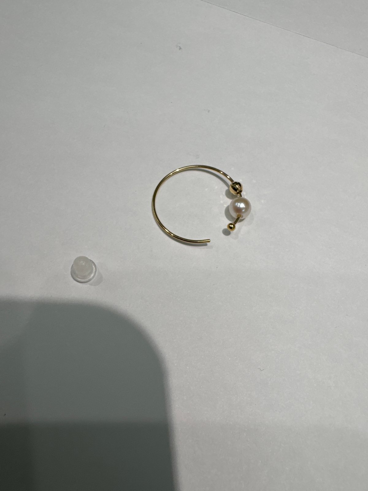 【予約2月上旬頃】K18 フープ0.7×2 アコヤ4.5SCMB3 | Mal.