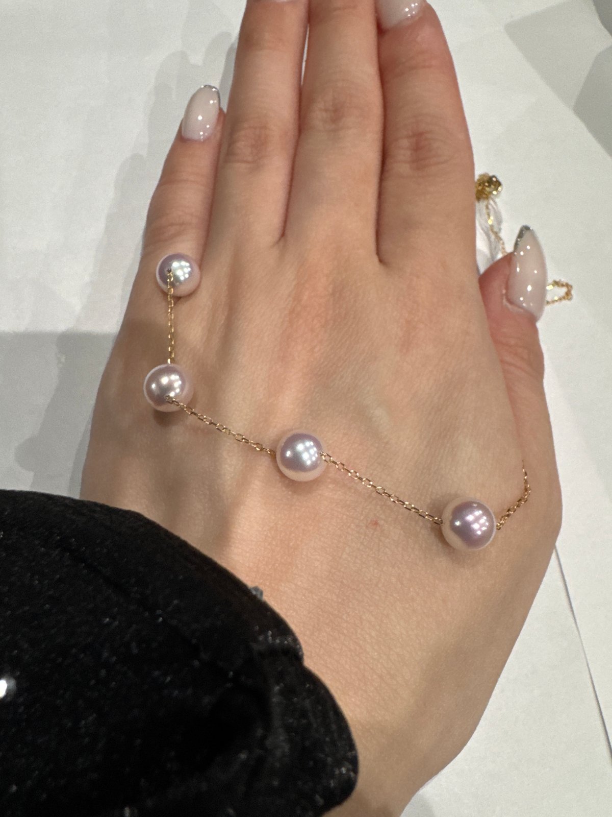 K18 アコヤパールNC 7mm 5個付き | Mal.