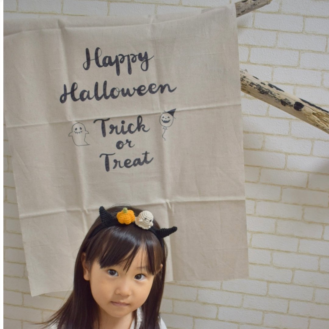 Halloween tapestry & devil hair band set | ma_y...