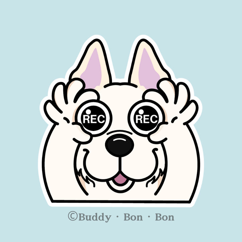 シェパード風(ホワイト) | Buddy・Bon・Bon