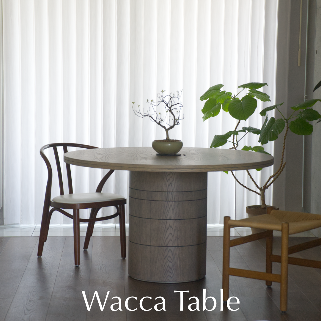 Wacca Table 120cm | 建築家二人暮らし×Marumiya