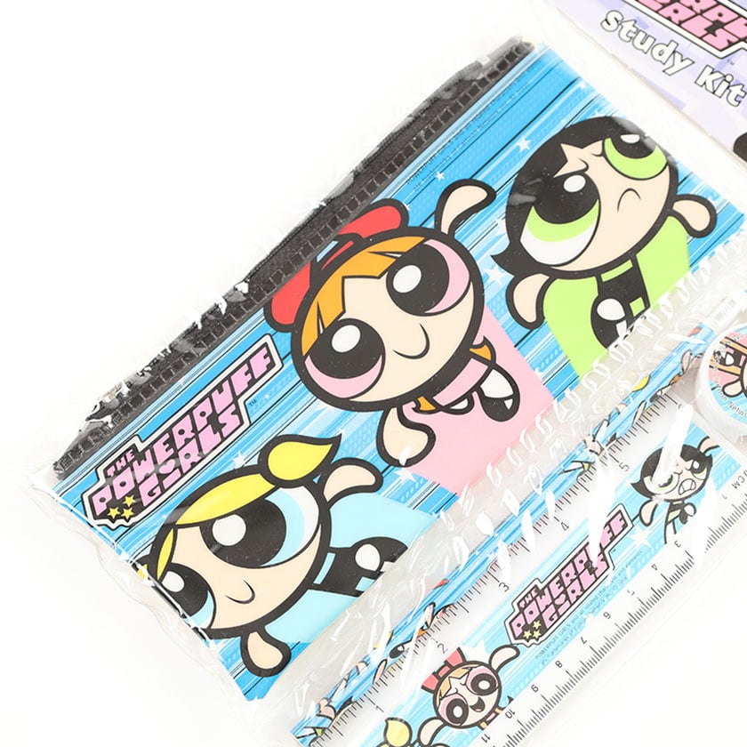 90’s THE POWERPUFF GIRLS Study Kit パワーパフガールズ スタ...