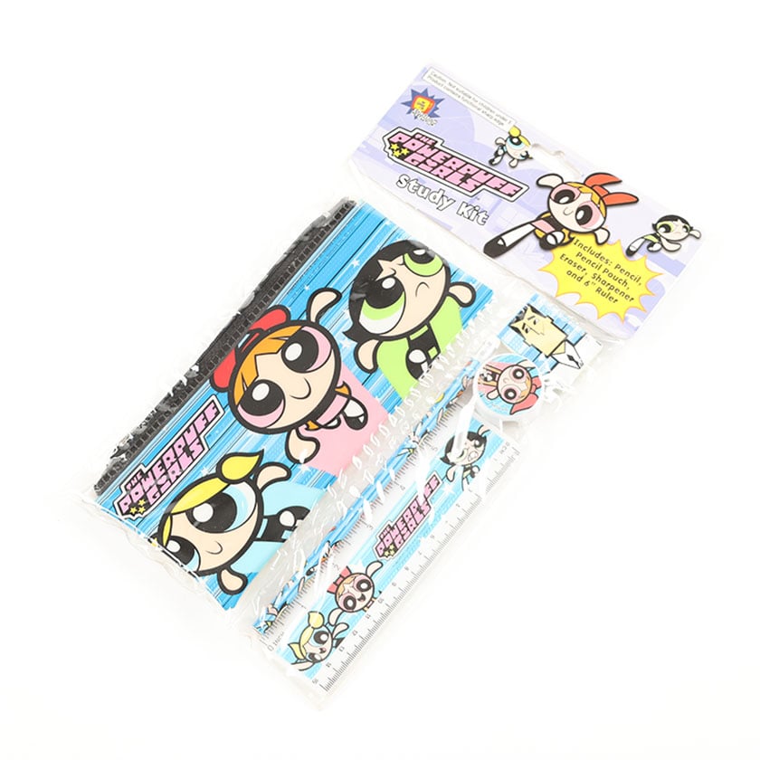 90’s THE POWERPUFF GIRLS Study Kit パワーパフガールズ スタ...