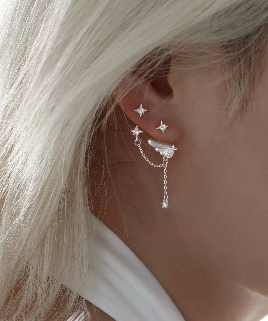 Angel chain pierce | NOVER