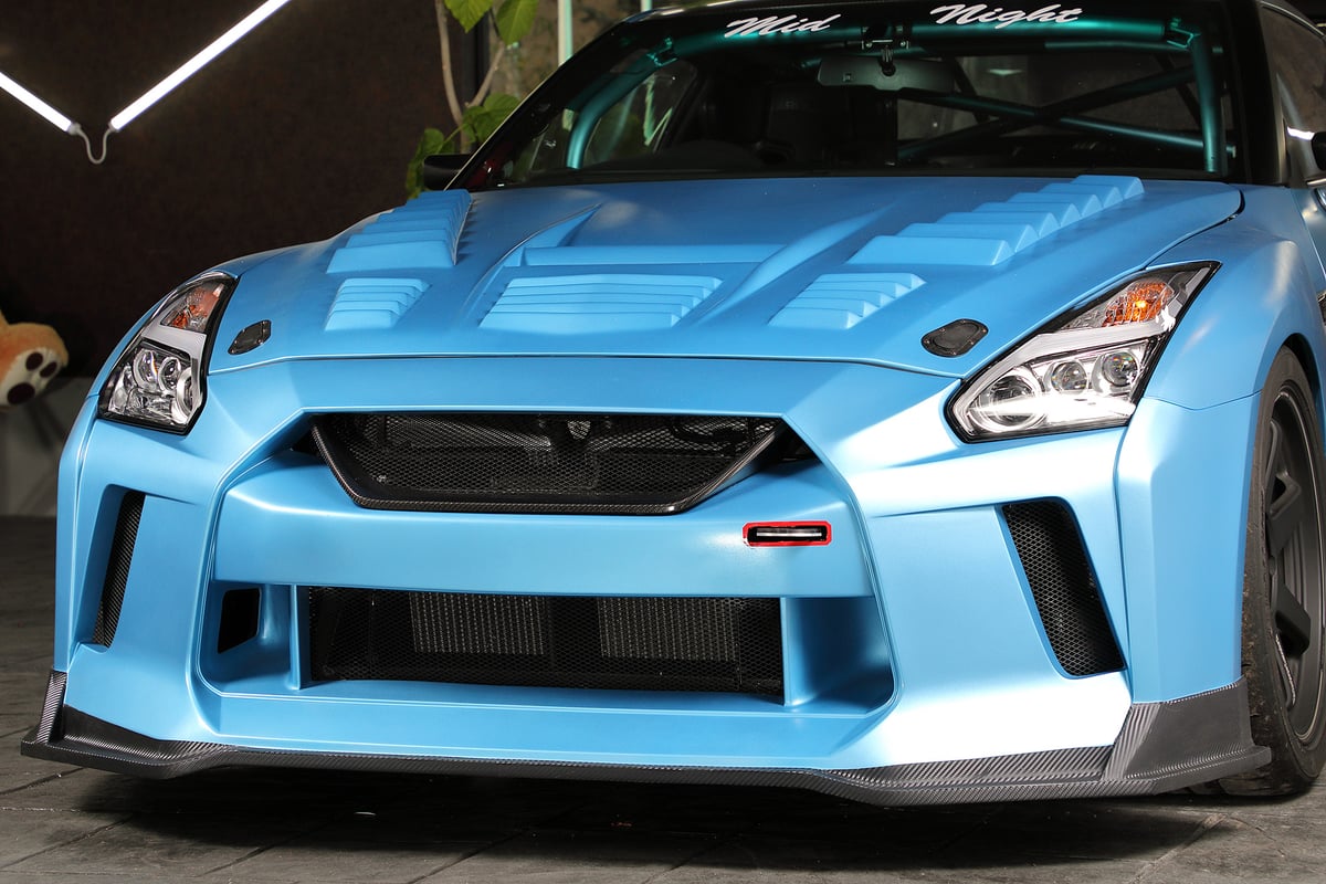 GT-R35 Front Bumper Spoiler ver.MAD/Type-S FG s...