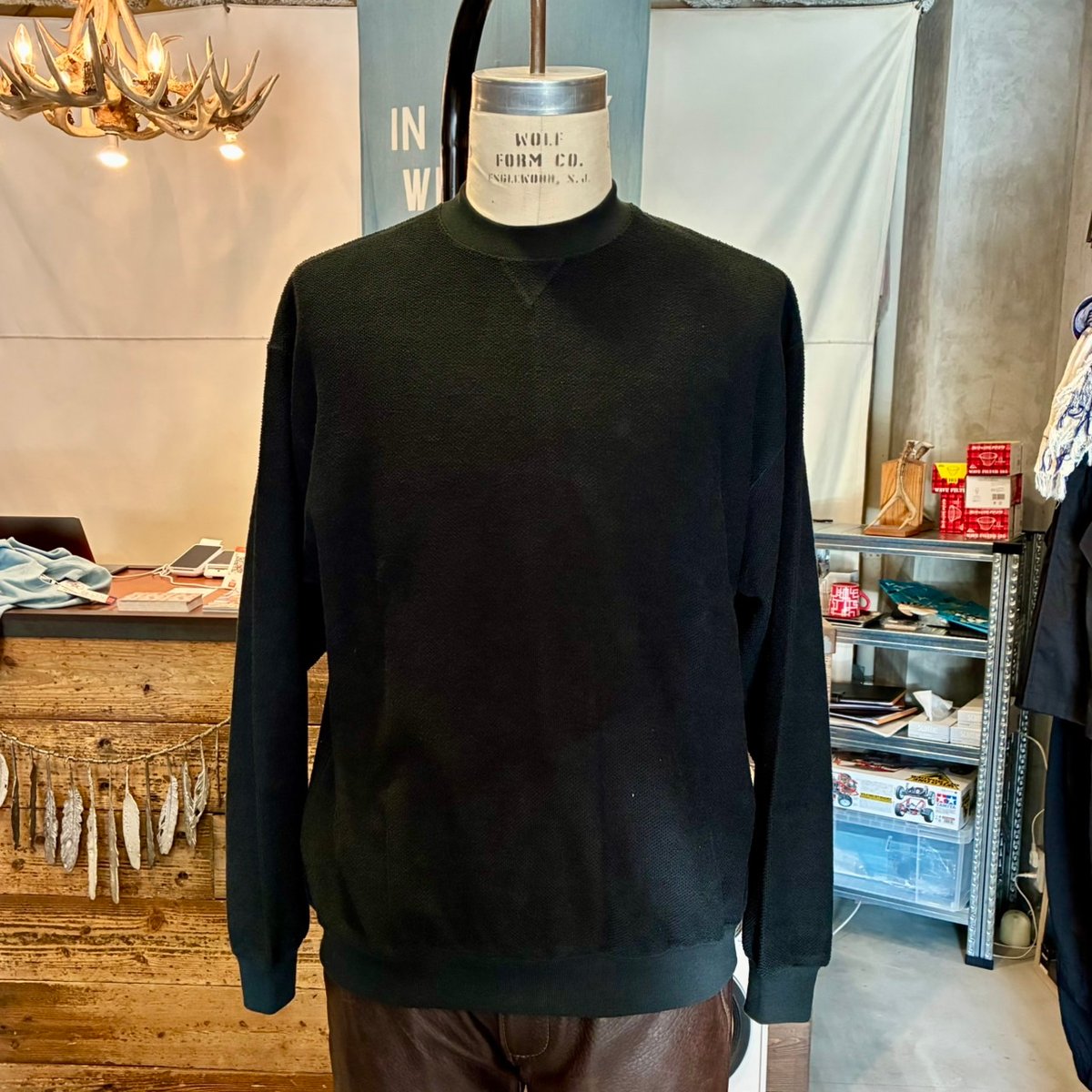 RELAXFIT : Pique sweat crew | NALU