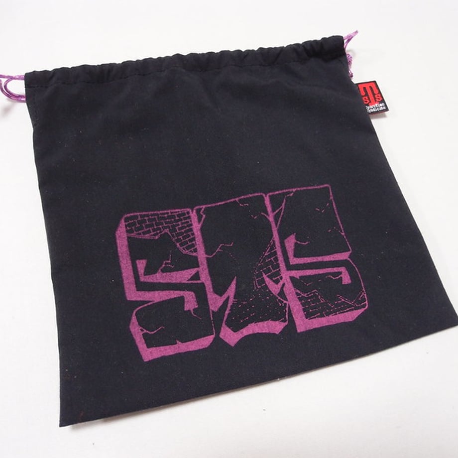 Nylon KIN-CHAKU pouch (Black) | STS BAGS WEB MA...