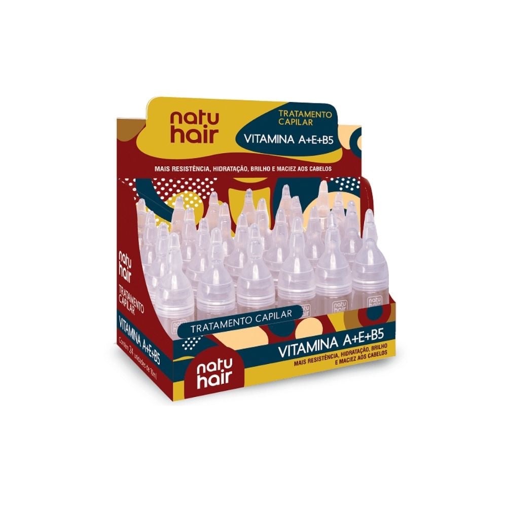 Natu Hair Amp Cap Natuhair Vitaminas A + E + B5...