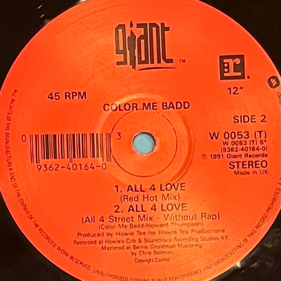 COLOR ME BADD - All 4 Love (UK盤) | OTHENTIQUEST...