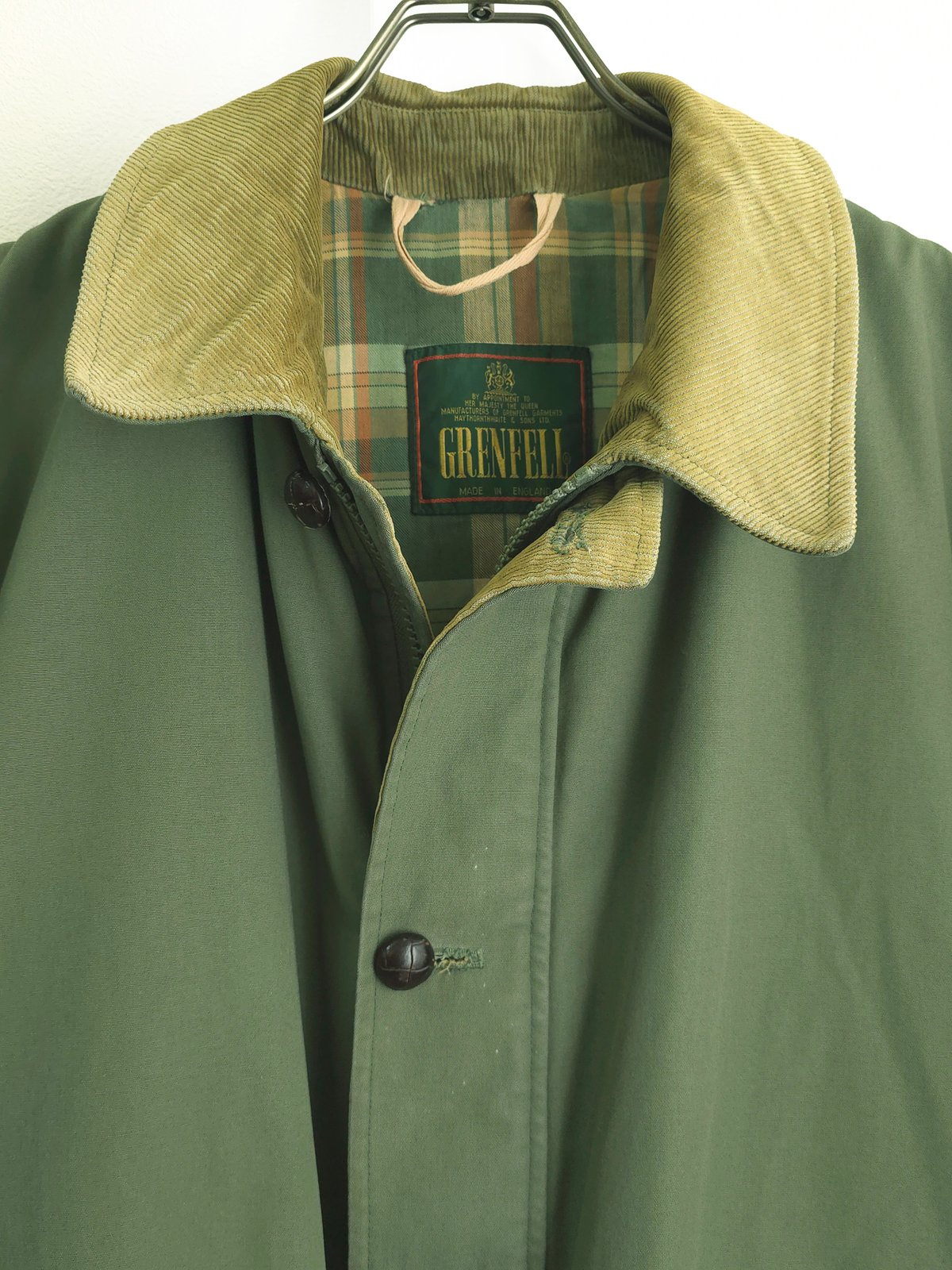GRENFELL｜Hunting Jacket｜ Olive Green | Corgi Vi...