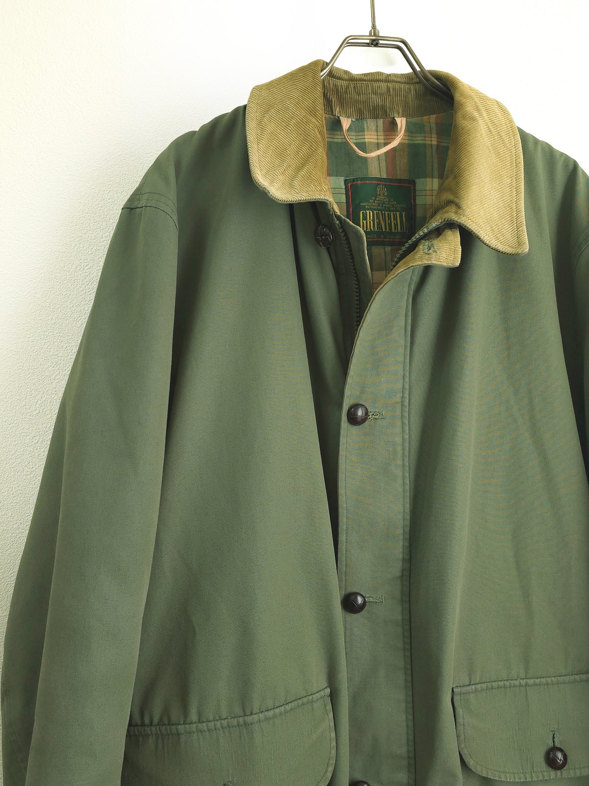 GRENFELL｜Hunting Jacket｜ Olive Green | Corgi Vi...