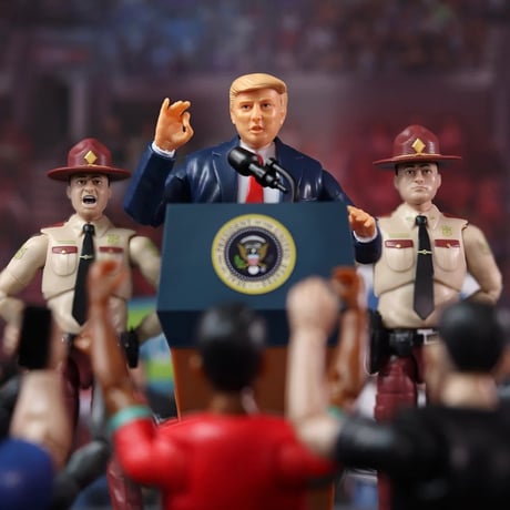 Figures Toy Company’s President Trump Talking 6...